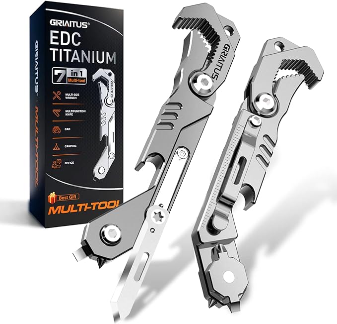 EDC Wrench Multitool 7 in 1 with knife – GIRIAITUS MultiTools
